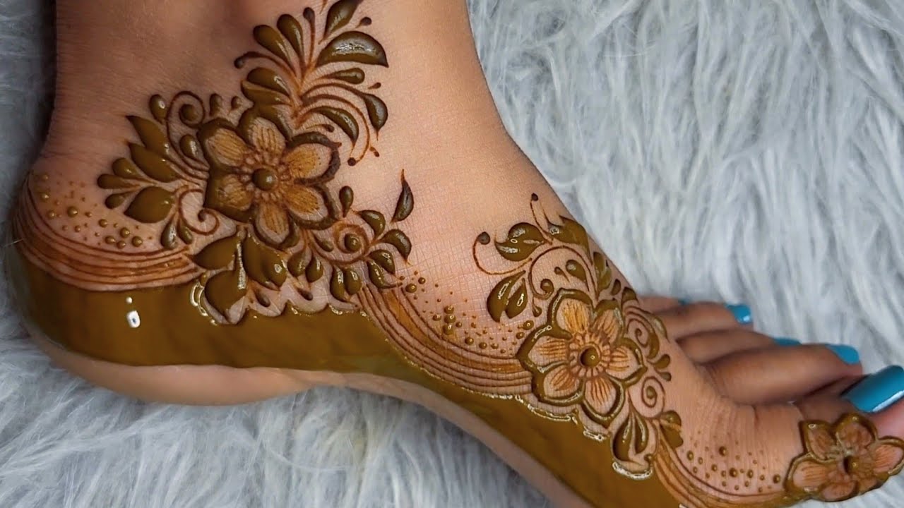 New Side leg Mehndi design 😍 | Mehndi Art Me | Mehndi Artist Rashmita ...