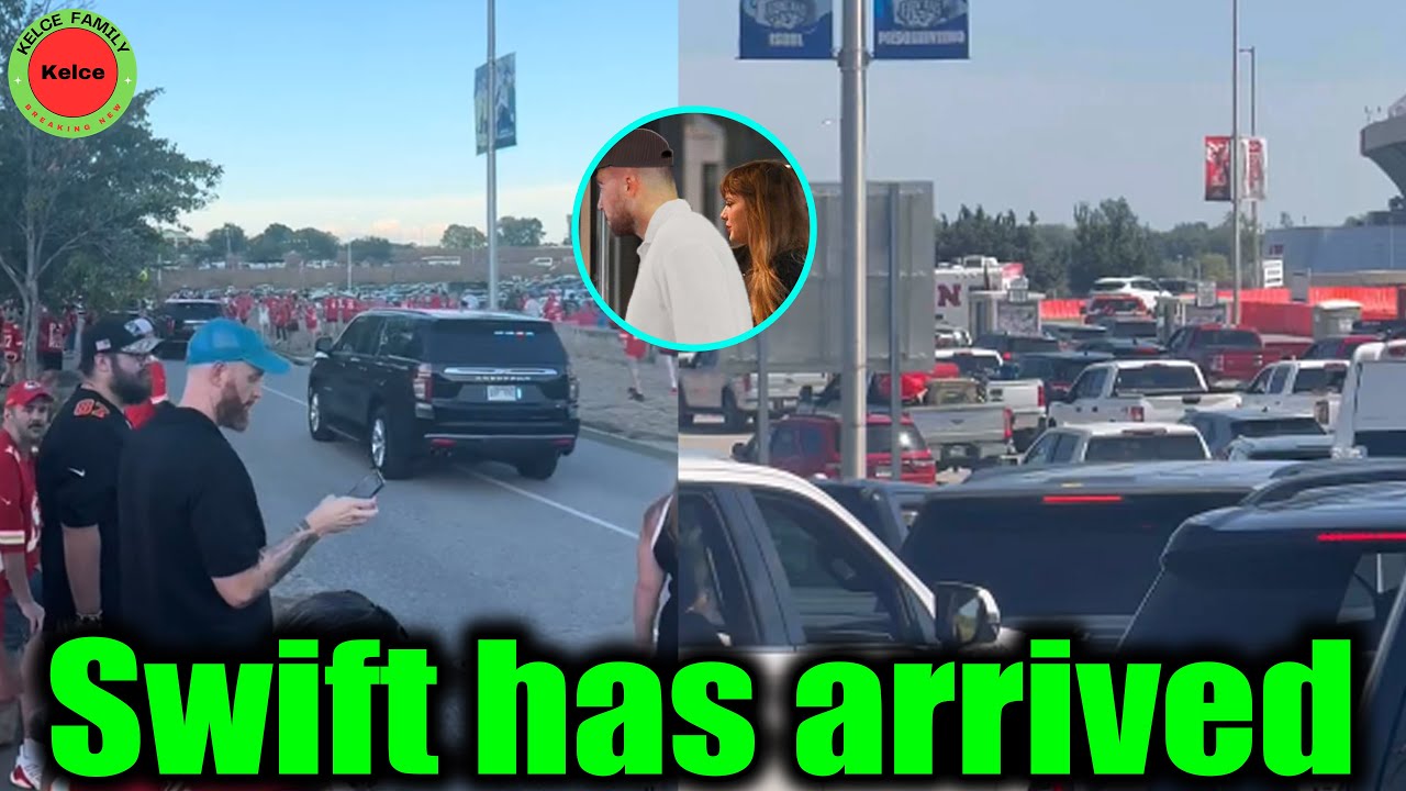Taylor Swift's motorcade arrives at Arrowhead Stadium cheer on Travis ...