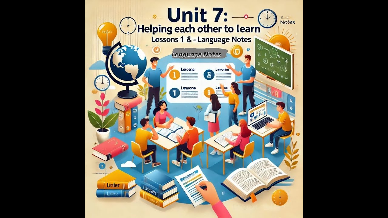 Prep (1) Unit (7) Helping each other to learn Lessons (1&2) Language ...