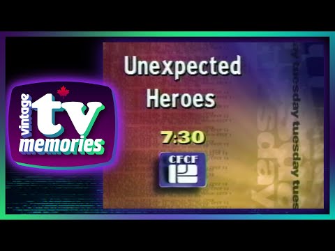 1995-07-26 - CFCF 12 - Promo for Unexpected Heroes