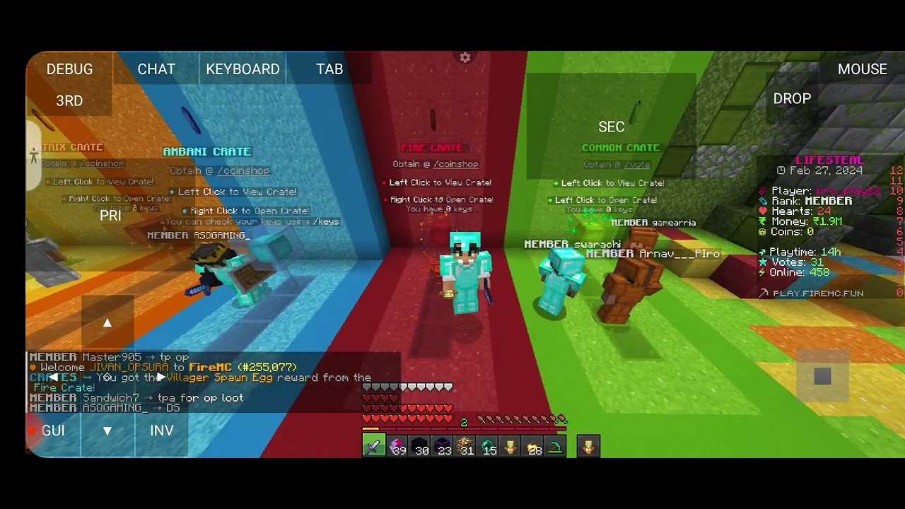 gggsss my luck fire key from matrix create - YouTube