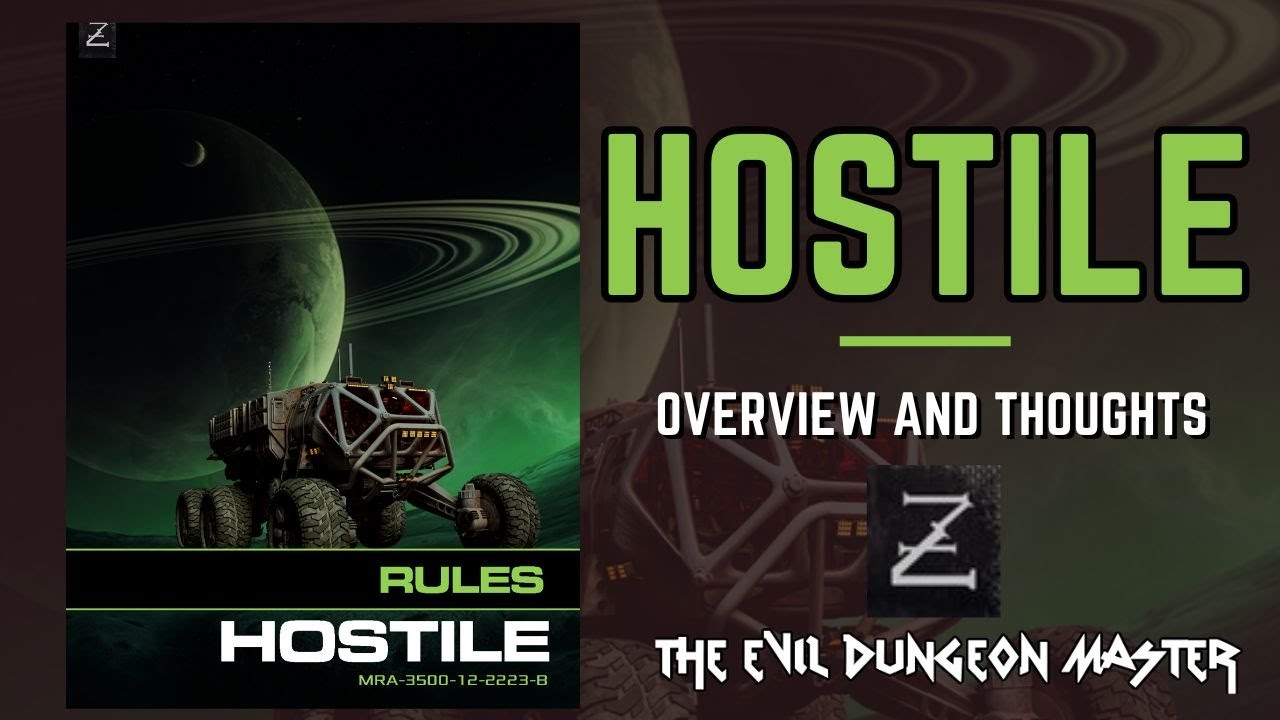 Hostile RPG by Zozer Games - Overview and Thoughts... - YouTube