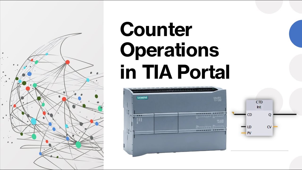 5.SIEMENS TIA PORTAL PLC Counters knowledge - YouTube