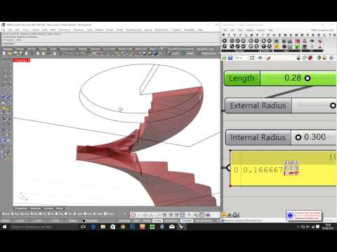 Lesson n00 - Grasshopper - SpiralStaircase - YouTube