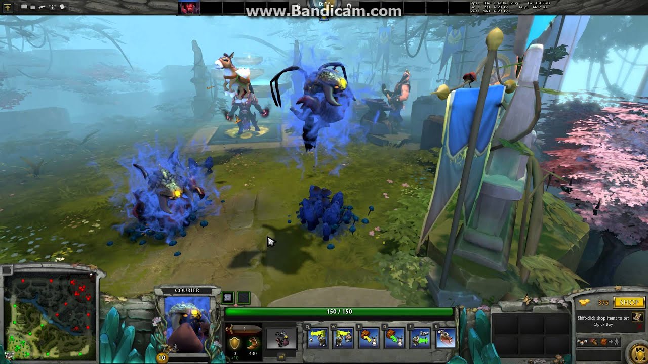 Dota 2 - Unusual Baby Roshan - Trail of Amanita - Champion's Blue - YouTube