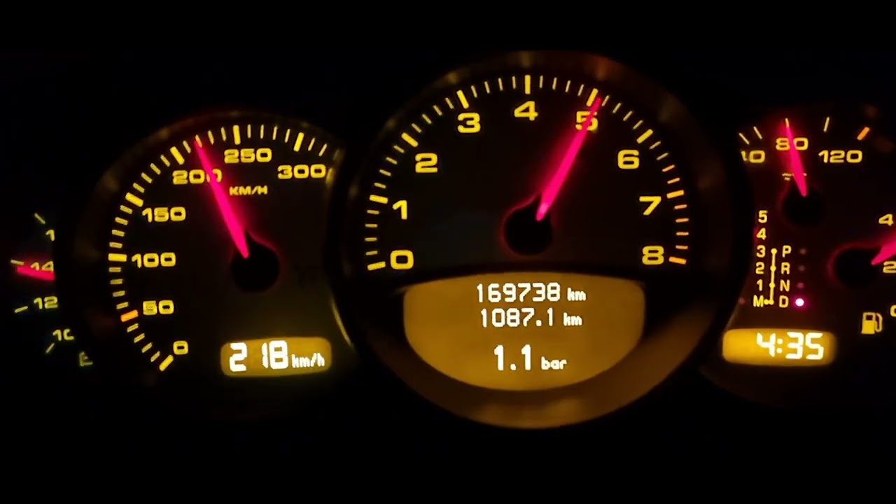 Porsche 911 Turbo Tiptronic, 996, 100kmh to 300kmh, 600Hp stage 3, very ...