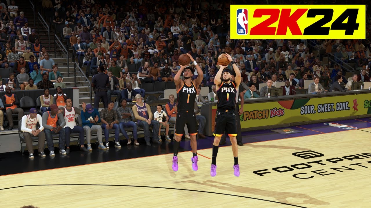 Devin Booker Jumpshot Fix NBA 2K24 - YouTube