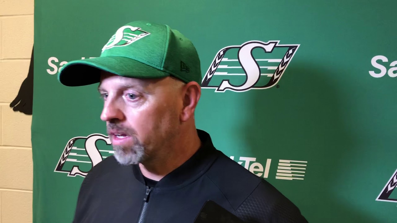 Riders head coach Craig Dickenson on the loss to Ticats - YouTube