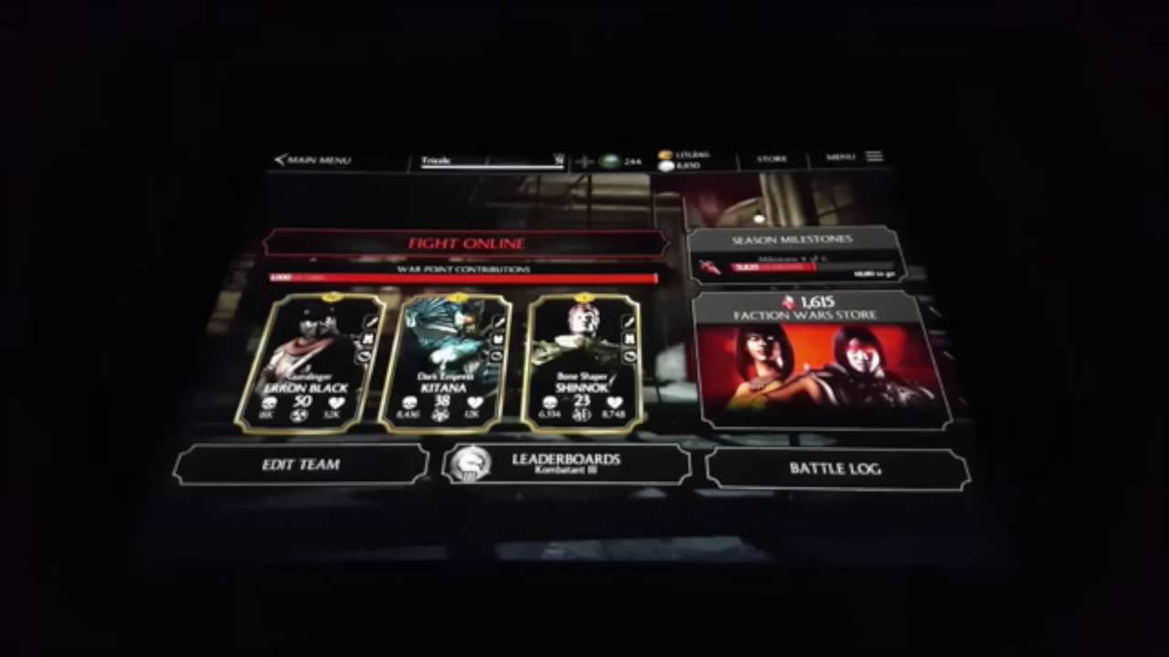 MKX Mobile - Buying from the Faction Wars Store - YouTube