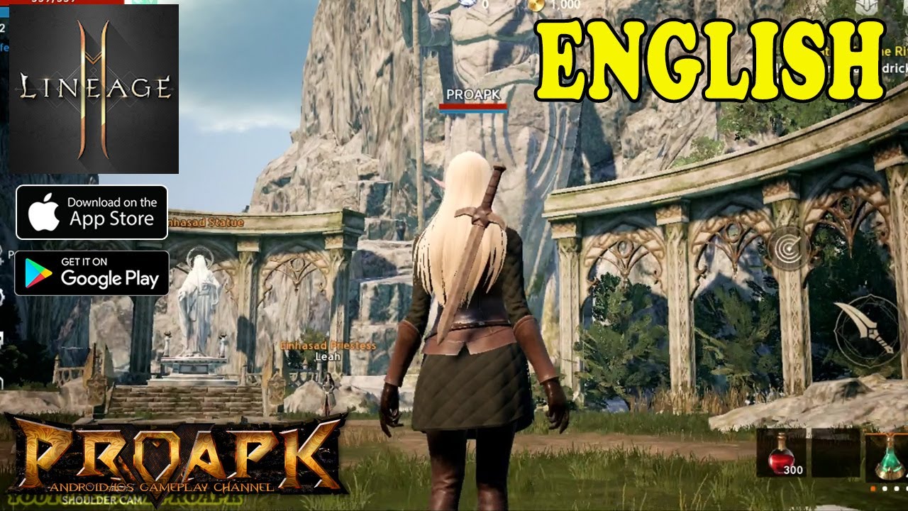 Lineage 2M English Gameplay Android / iOS (3D Open World MMORPG) - YouTube