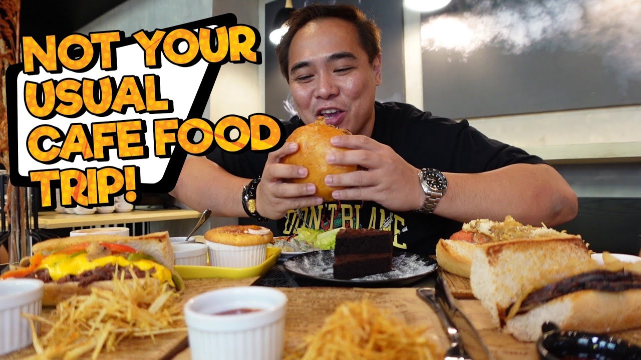 INSANELY BIG SANDWICHES! (HOTEL + CAFE in ONE at Jet Hotel) | Jayzar ...