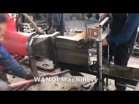 WANQI clay roof tile making machine - YouTube