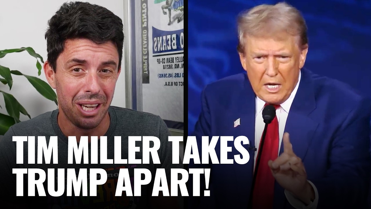 Tim Miller TEARS APART Trump’s Bizarre Debate Defense of Jan 6th ...