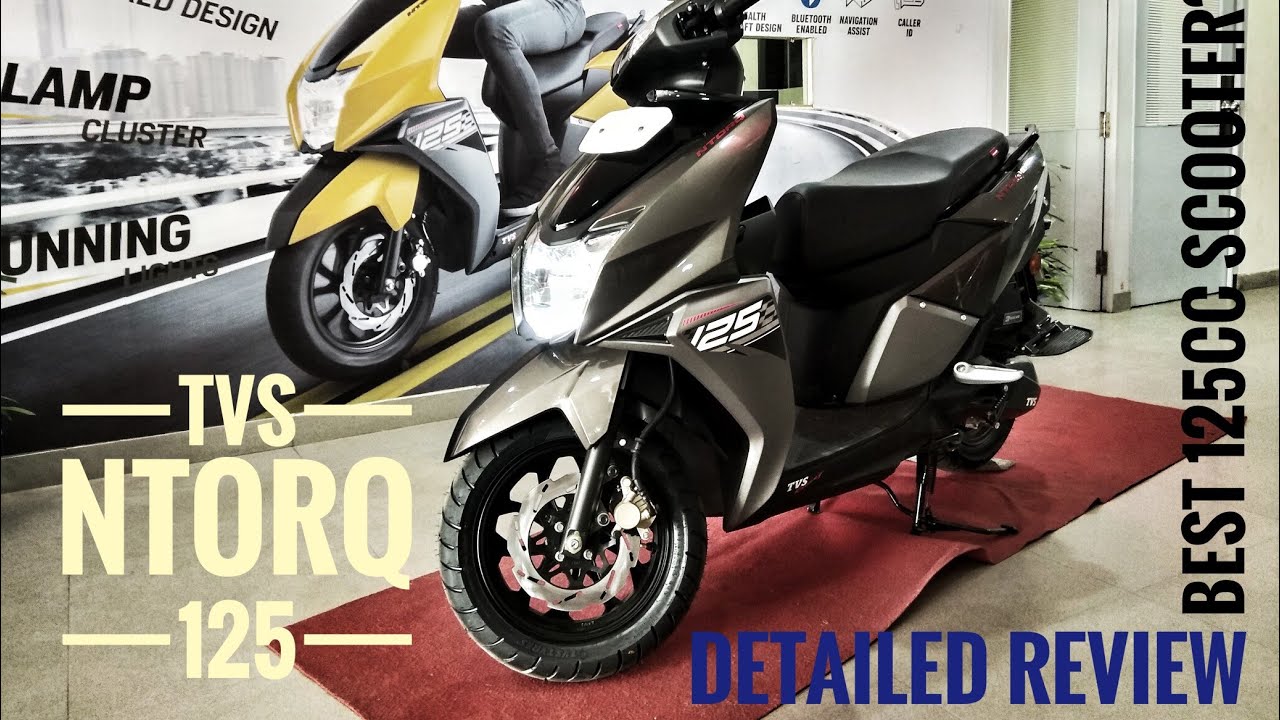 TVS NTORQ 125|RIDE QUALITY|MILAGE|TOP SPEED|DETAILED REVIEW|PRICE ...