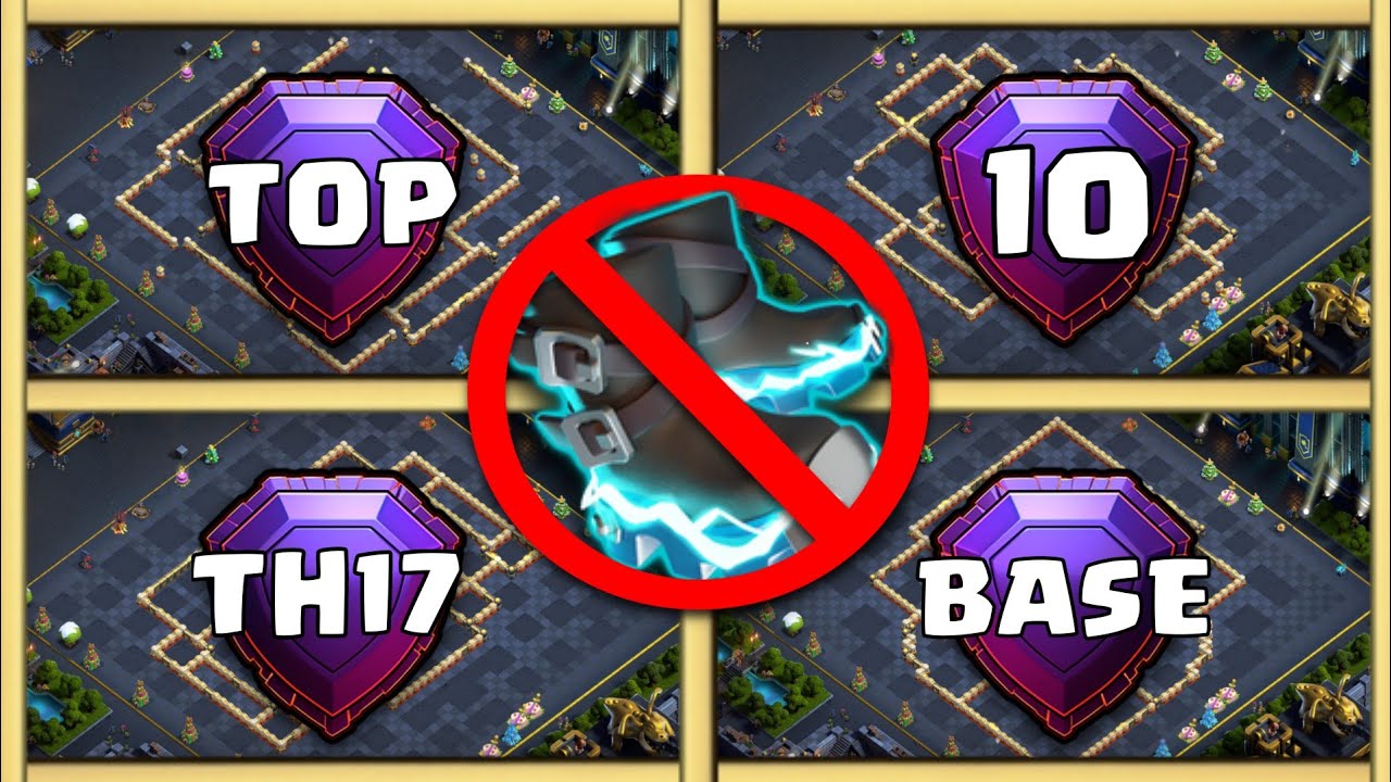 Top 10 GLOBAL Th17 Legend Base Link At 6000+ Trophies | Th17 War Base ...