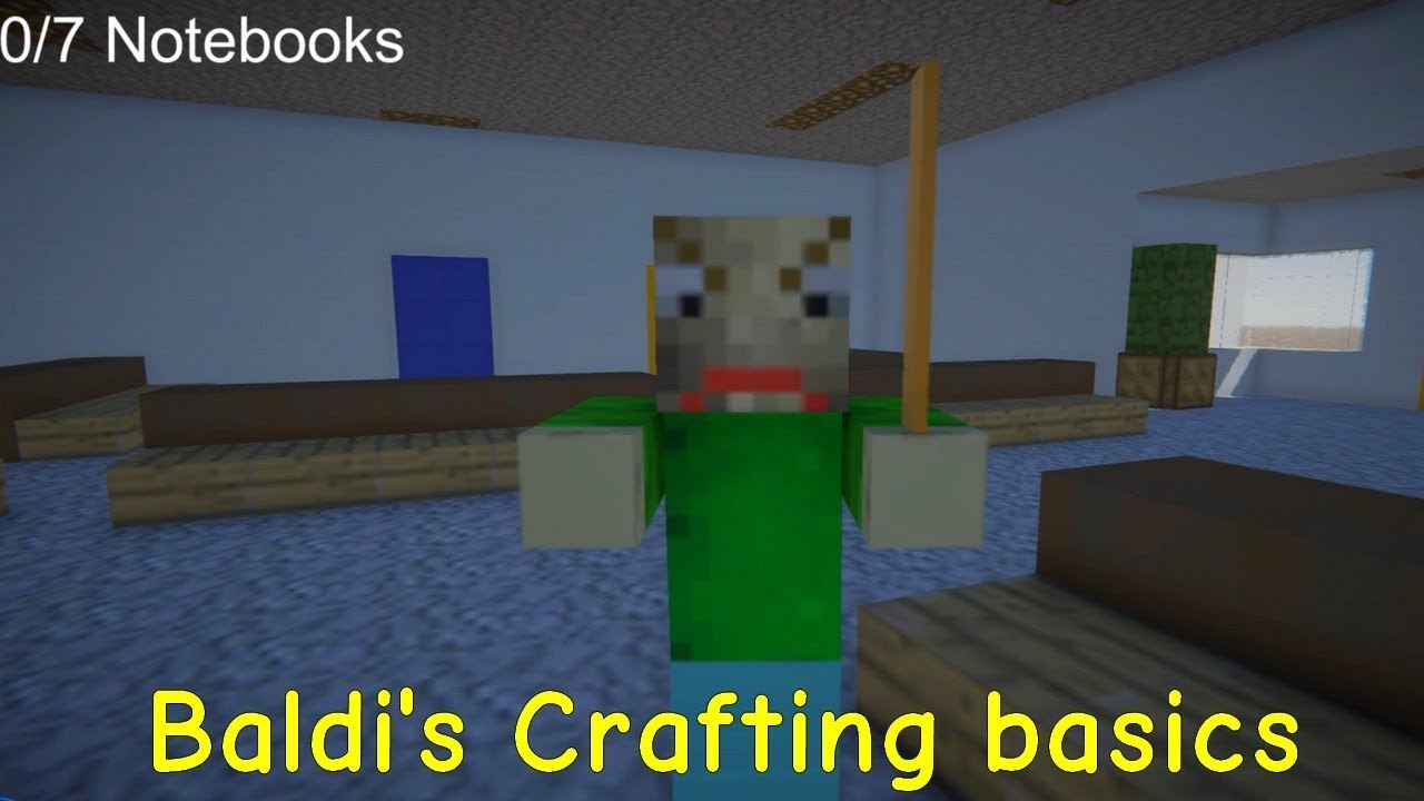 Baldi's Crafting basics - Baldi's Basic Fan-made - YouTube