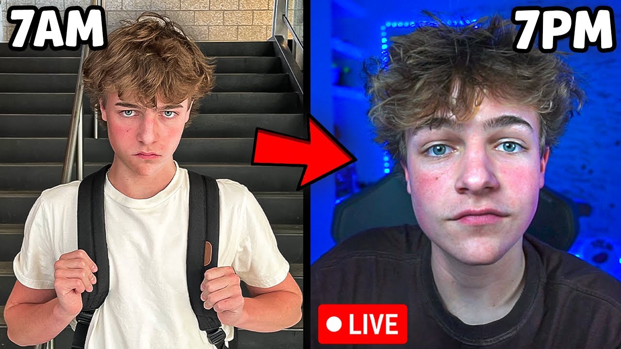 Day In The Life Of A 16 Year Old Streamer! - YouTube