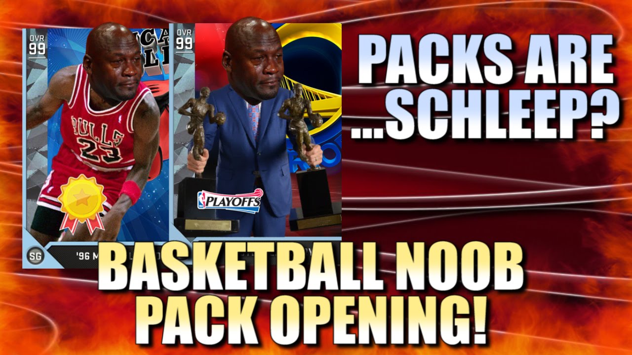 NBA 2K16 - Basketball Noob Pack Opening - PACKS ARE...SCHLEEP? - YouTube