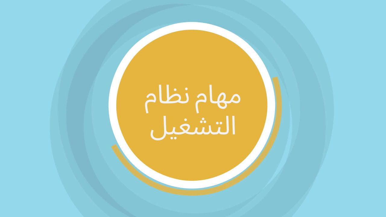 نظام التشغيل ومهامه الحاسب للصف الأول متوسط Youtube