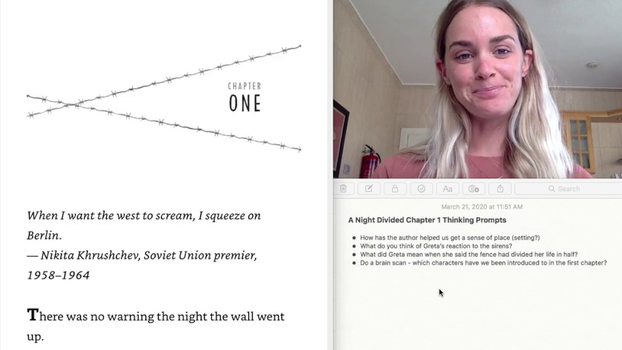 Chapter 01 - A Night Divided Read Aloud - YouTube