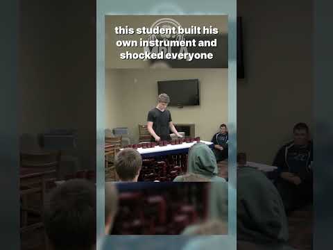 this Music artist played the coolest song on the most unique instrument