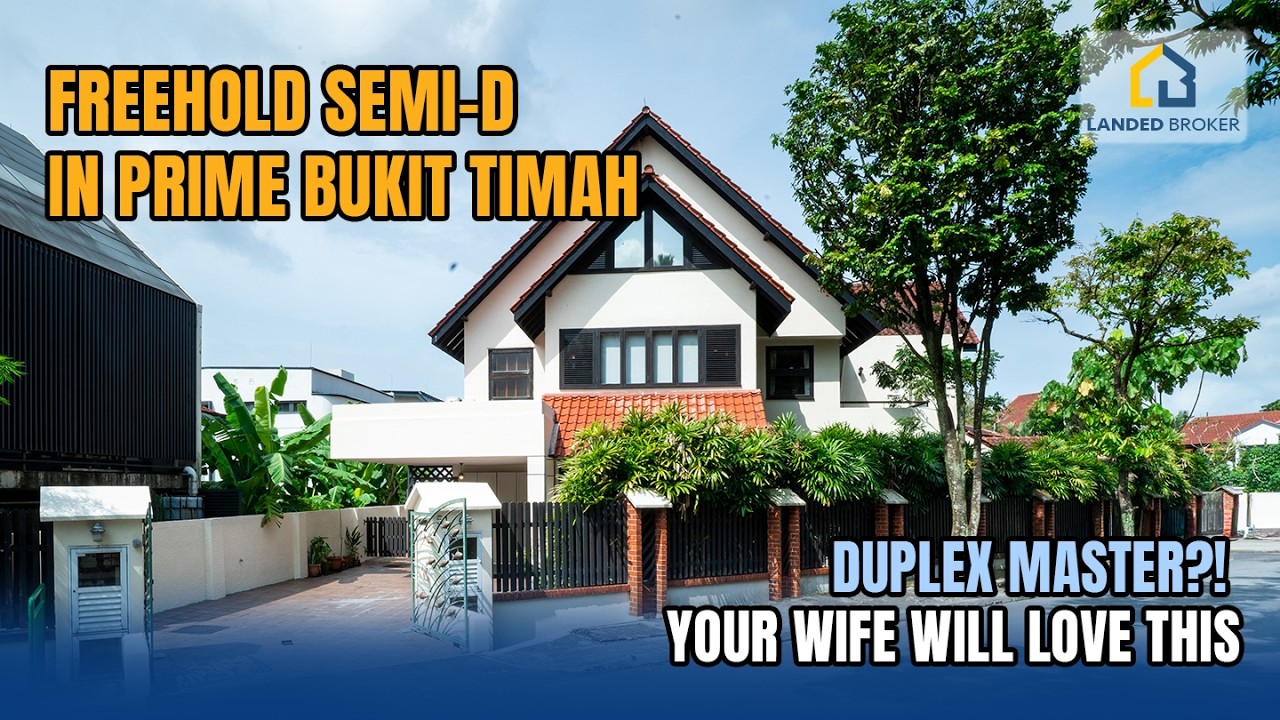 Freehold Bukit Timah Semi-Detached Near MRT | Quiet Enclave | Duplex ...