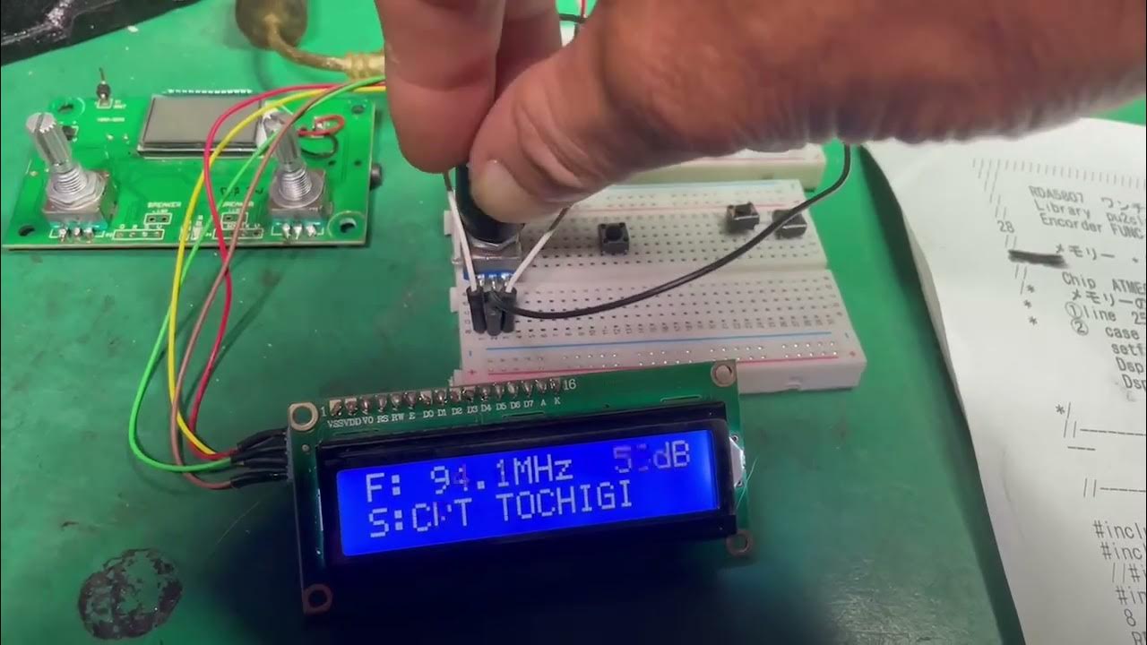 RDA5807M & arduino 2nd - YouTube