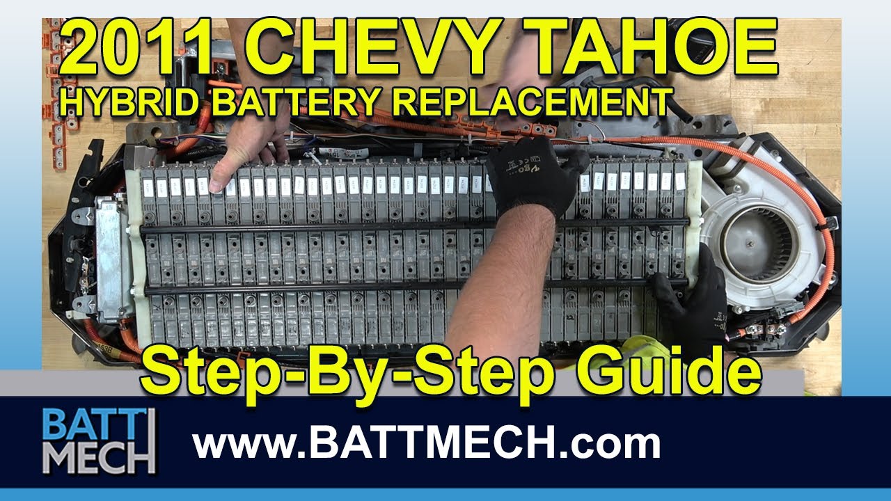 How to Replace/Repair/Fix a 2011 Chevy Tahoe Hybrid Battery Module Cell ...