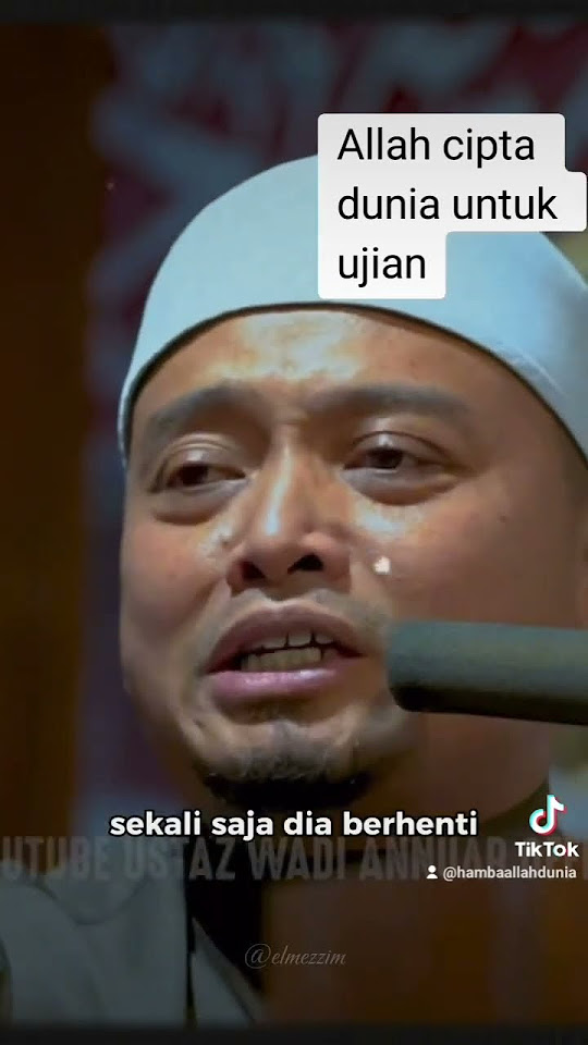 Allah cipta dunia untuk ujian - Ustaz Wadi Annuar #UstazWadiAnnuar - YouTube