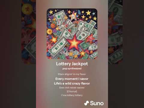 Win The Lottery Music - I hit the jackpot big time [ Suno Ai Music pop synthesized ]
