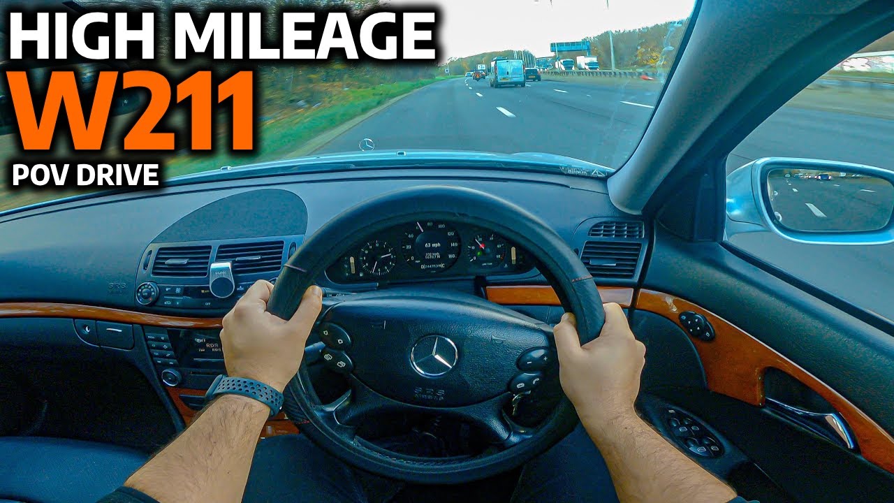MERCEDES BENZ E CLASS (W211) E220 CDI *HIGH MILEAGE* - POV TEST DRIVE ...