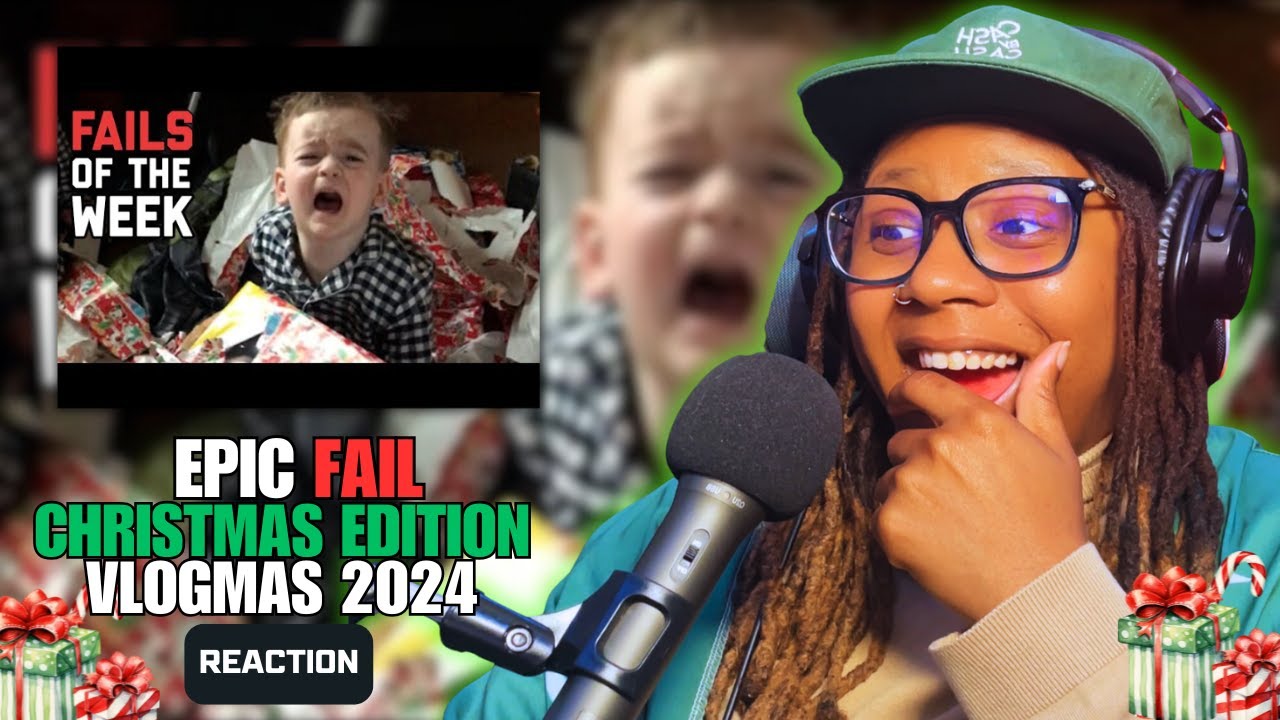 Epic Christmas Fails 😂 Vlogmas 2024 Reaction | Day 1 🎄 - YouTube