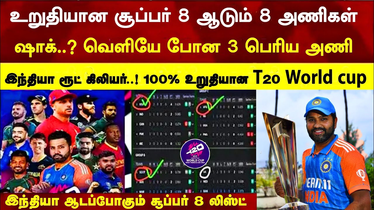 Super 8 all team confirmed good news ind playing super 8 match, t20 ...