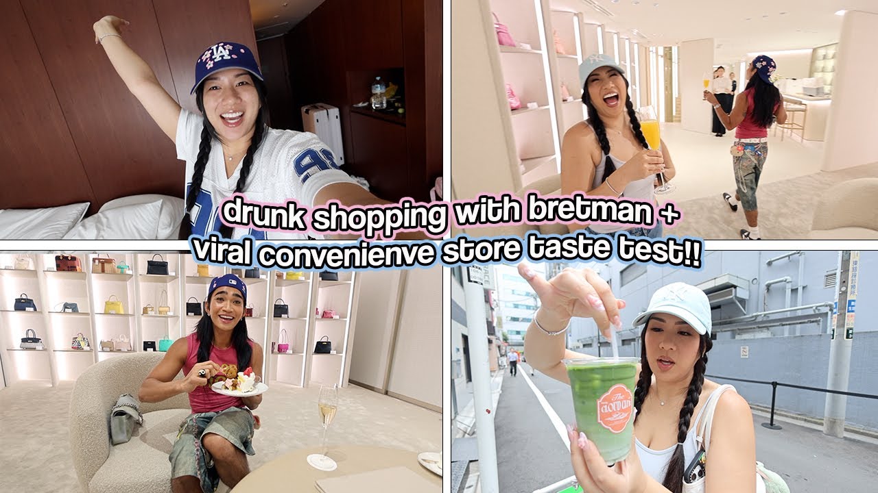 TIPSY SHOPPING WITH BRETMAN!! Viral Convenience Store Taste Test ...