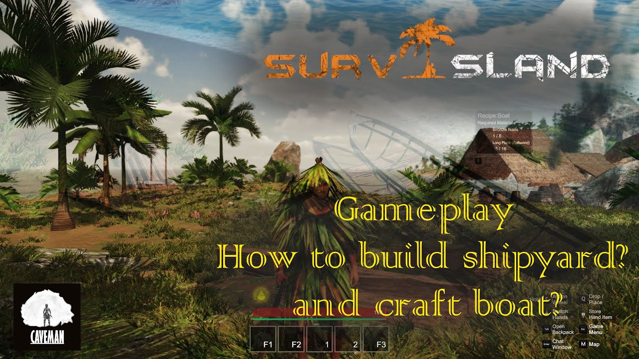 Survisland gameplay - how to make shipyard and boat? tips and tricks ...