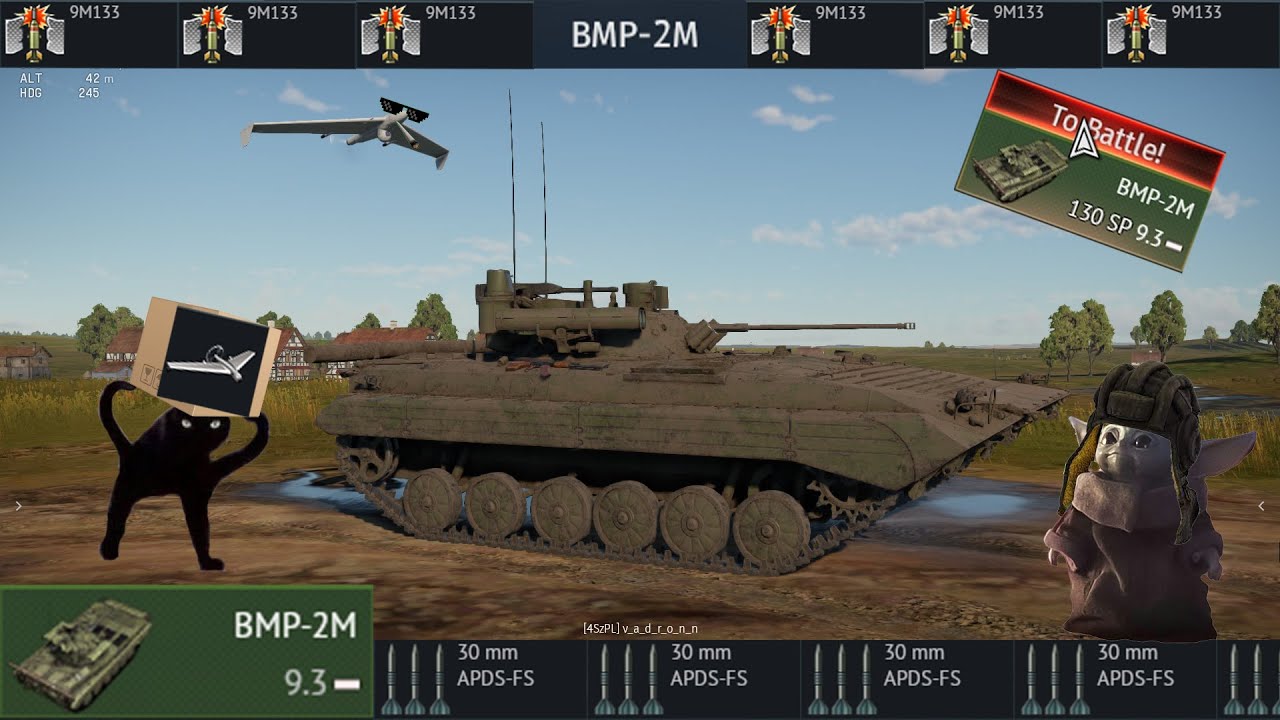 BMP-2M | a 30mm APDS-FS will solve your problem | GroundRB #7 - YouTube