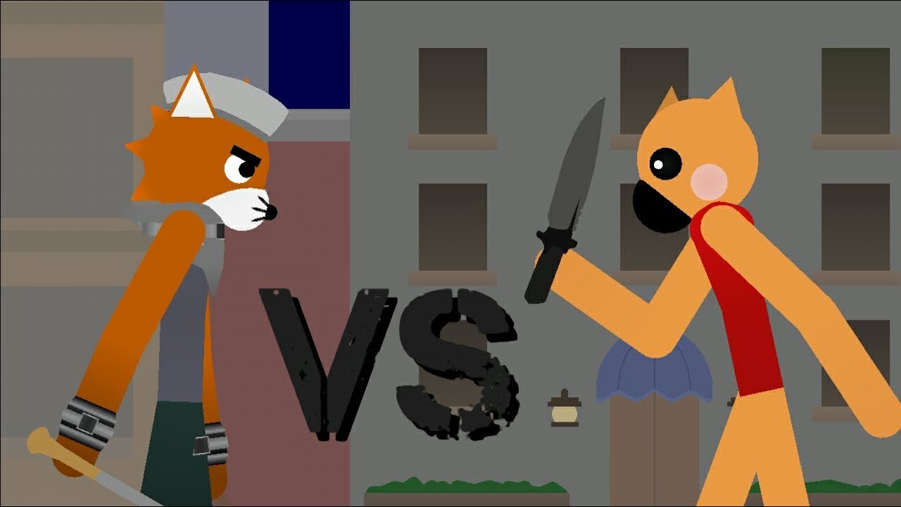 short fight felix vs foxy (srry if it isn't long) - YouTube