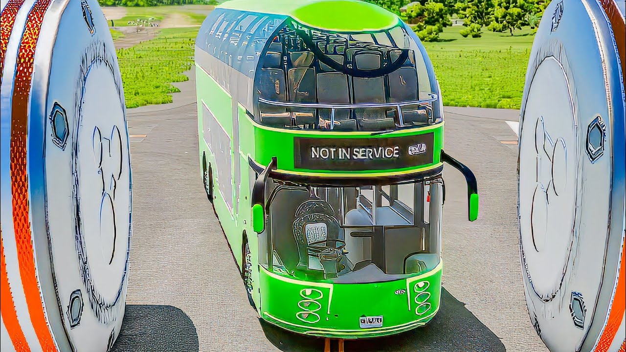 Tanker Buses Bollard Crash - BeamNG.Drive #beamngdrive #beamng #bus ...
