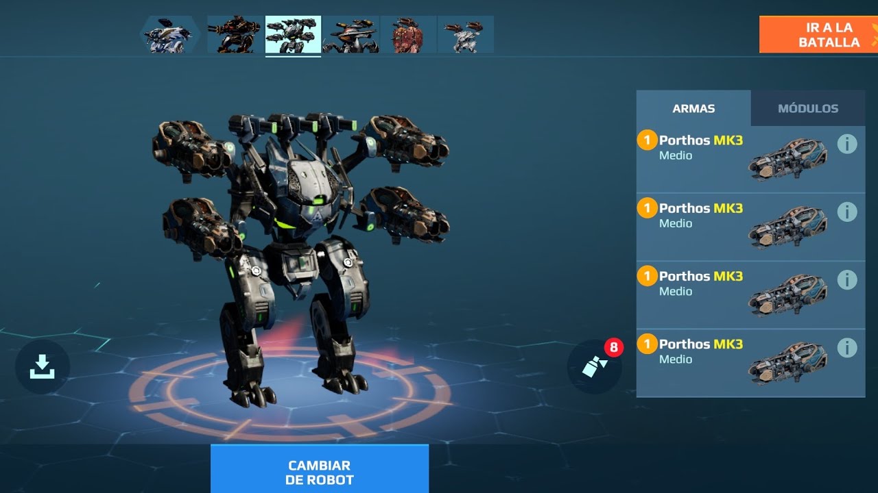 Typhon 4x Porthos MK3 drone seeker | War Robots Gameplay WR - YouTube