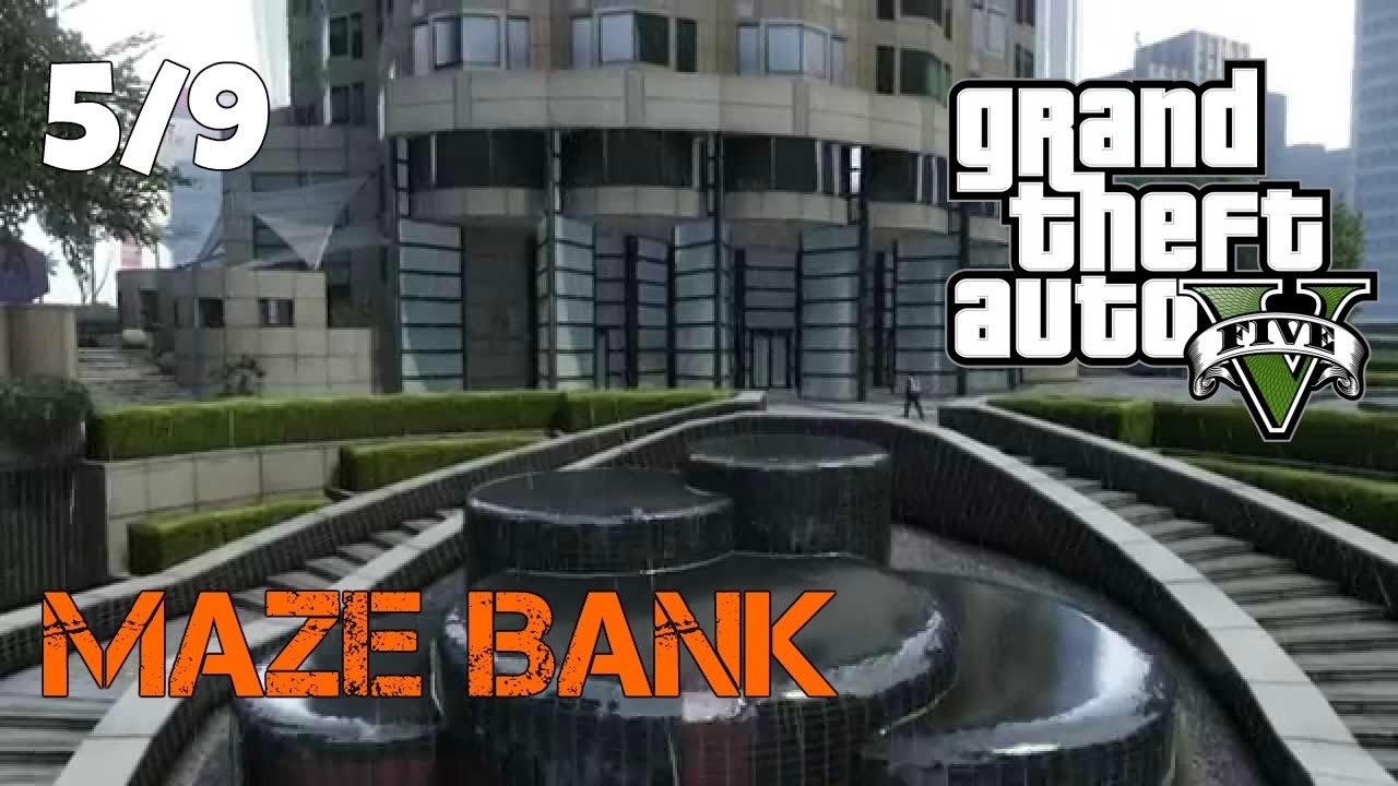 SOLO SURVIVAL CHALLENGE - 5/9 - MAZE BANK - Grand Theft Auto V - YouTube