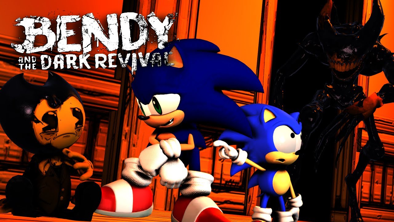 SONIC AND CLASSIC SONIC PLAYS BENDY AND THE DARK REVIVAL PART 2 WE ...