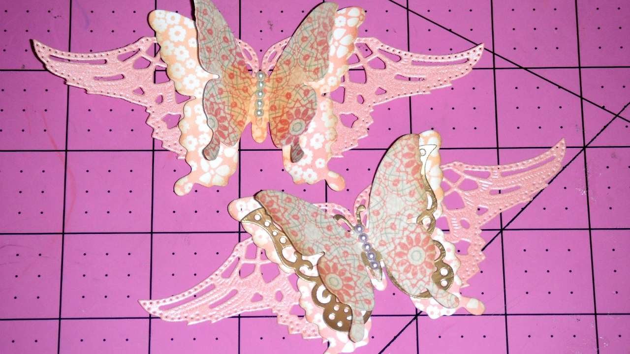 How To Layered Butterfly Embellishments - DIY Crafts Tutorial ...