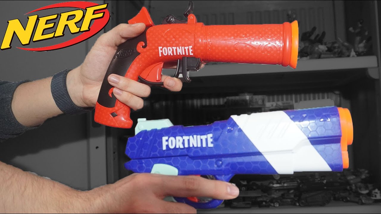 Dual Pack Nerf Fortnite LP y Flint-Knock - YouTube