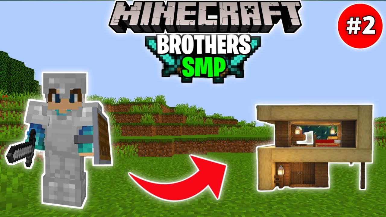 🔥Minecraft Brothers Smp Made A Smallest Modern House🔥|Brothers Smp Ep-2 ...