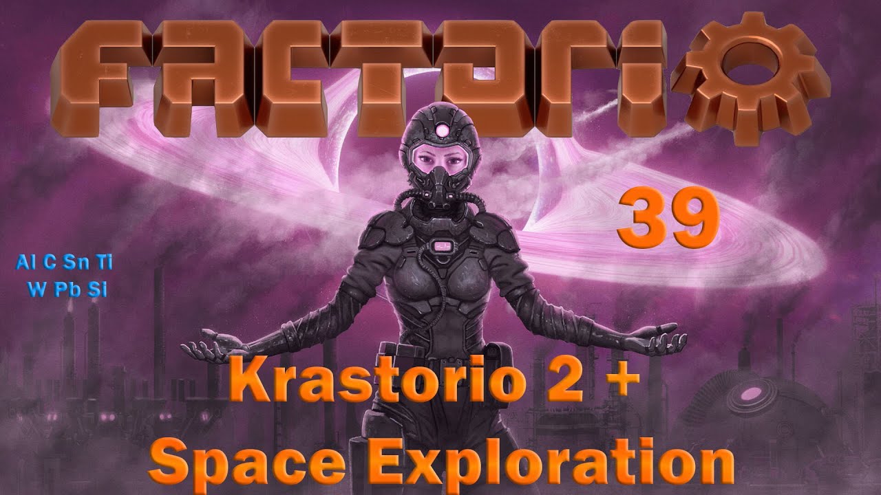 Factorio. Krastorio 2 + Space Exploration. Крионит и вспомогательный ...