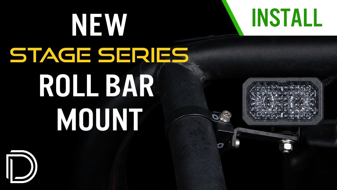 How to Install Stage Series Roll Bar Mounts | Diode Dynamics - YouTube