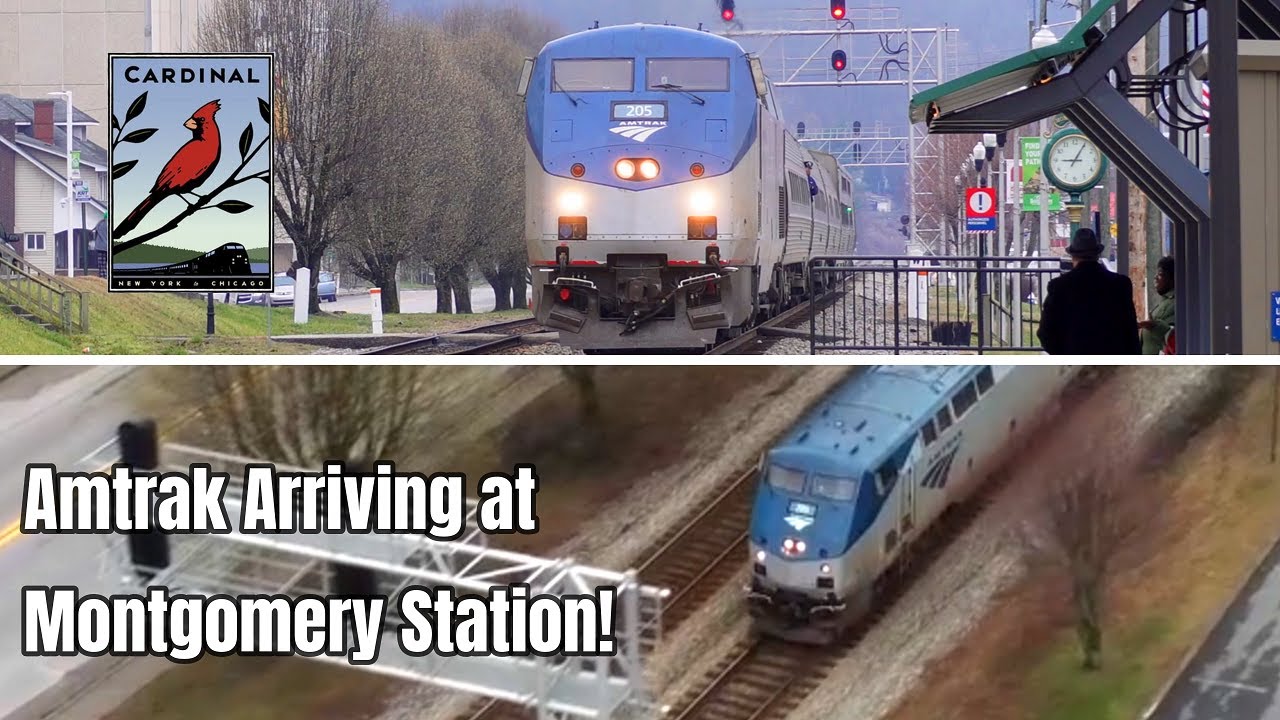 Quiet Morning Railfanning! Amtrak Arriving at Montgomery Station! - YouTube