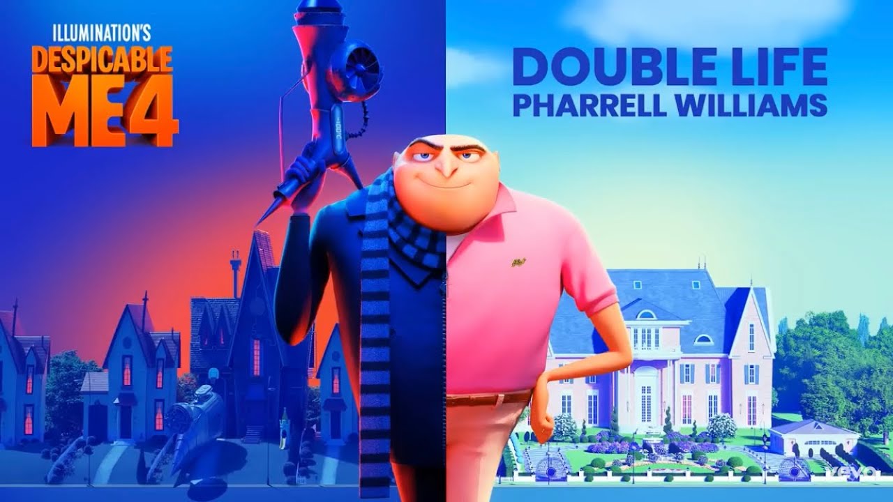 Double Life-Pharrell Williams| Despicable Me 4 - YouTube Music