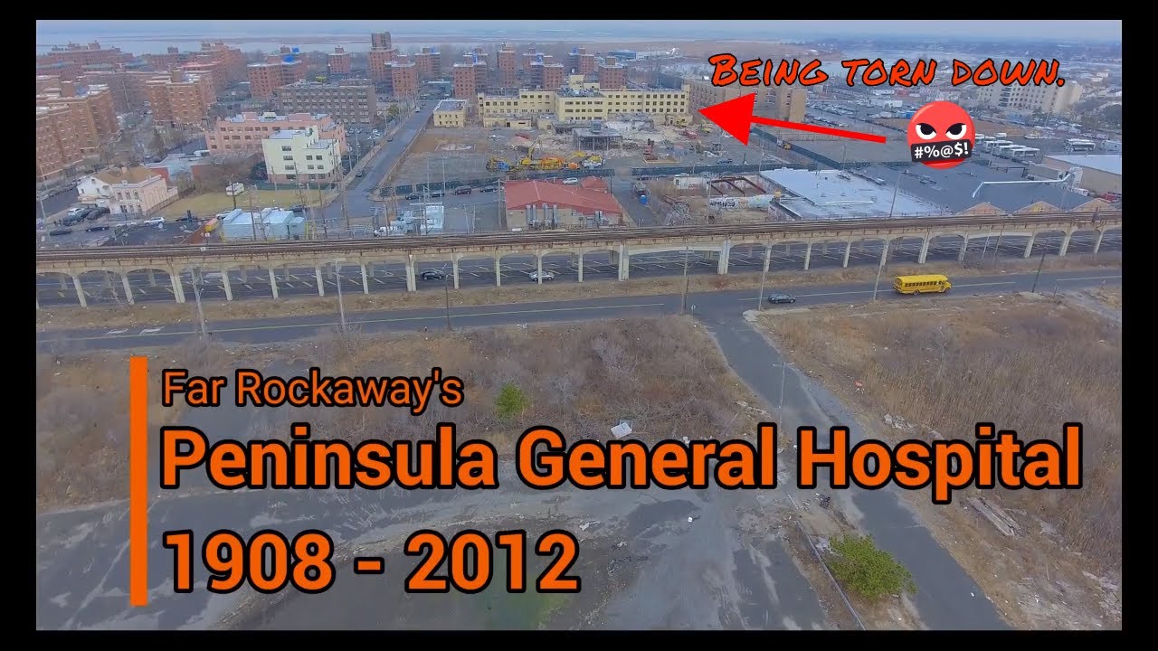 Peninsula General Hospital During Demolition - YouTube