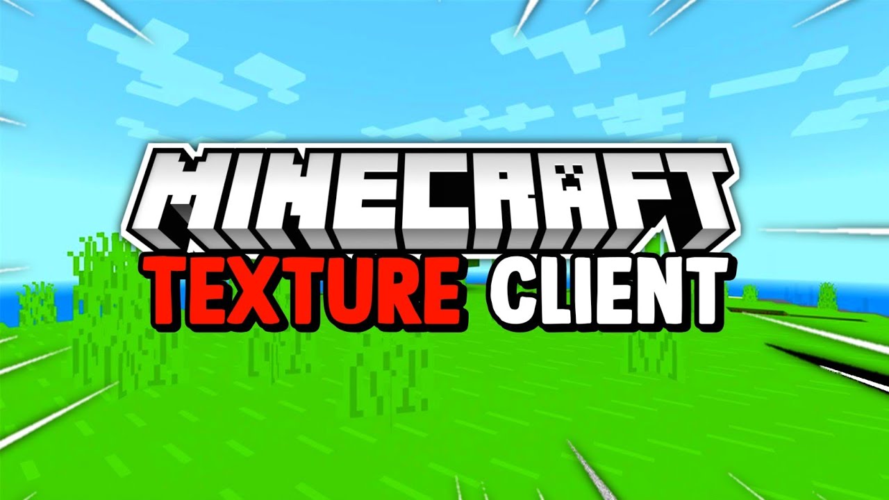 MCPE Client With Texture Pack | Minecraft Texture Pack client - YouTube